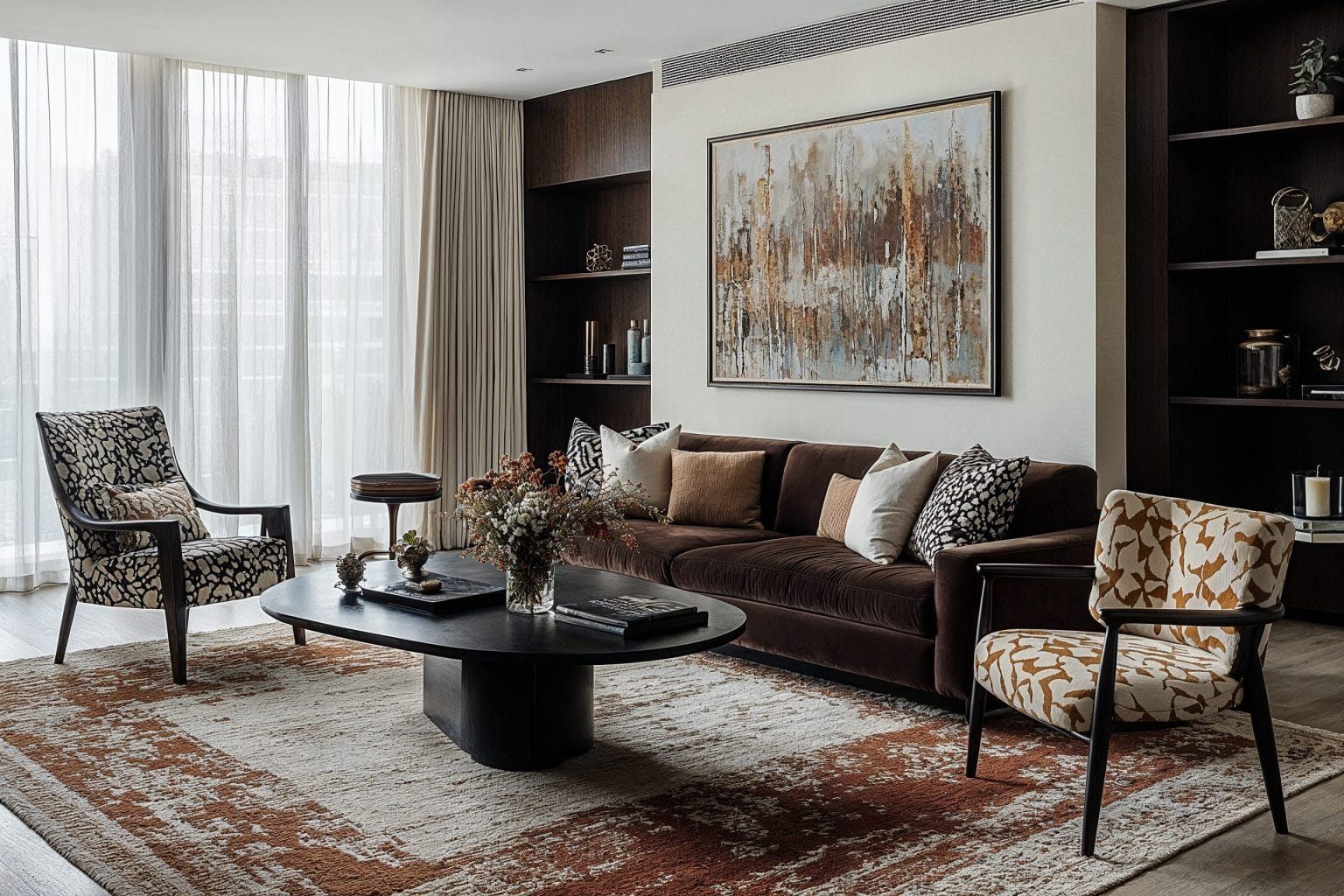 12 Dark Brown Couch Living Room Ideas for a Warm and Inviting Home ...