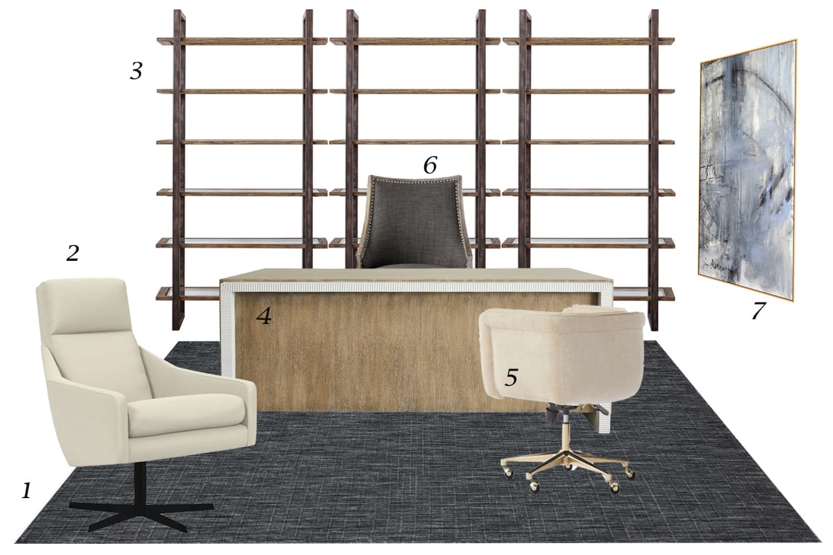 Before & After: Contemporary Executive Office Design - Decorilla Online ...