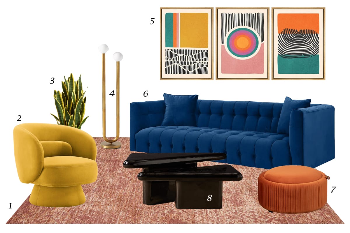 Before & After: Joyful Dopamine Decorating - Decorilla Online Interior ...