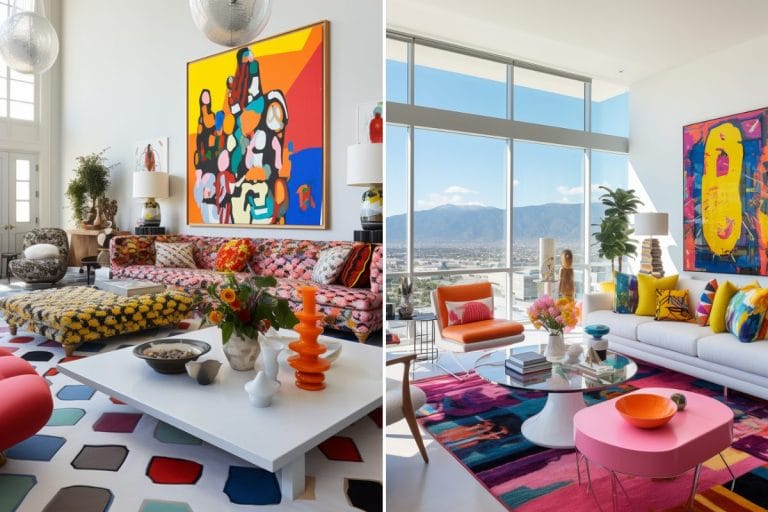 Before & After: Joyful Dopamine Decorating - Decorilla Online Interior ...