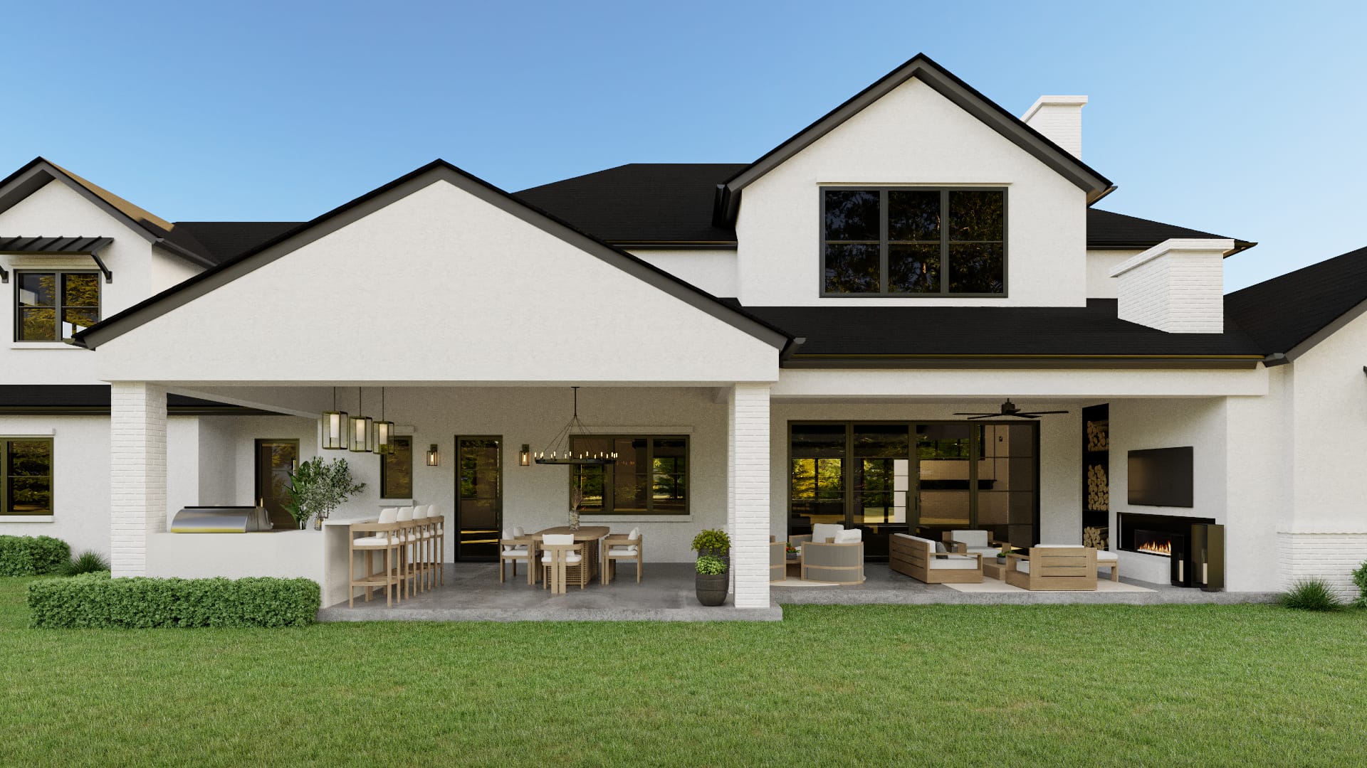 Before & After: Back Patio Design + Hallway and Master Closet – Make ...