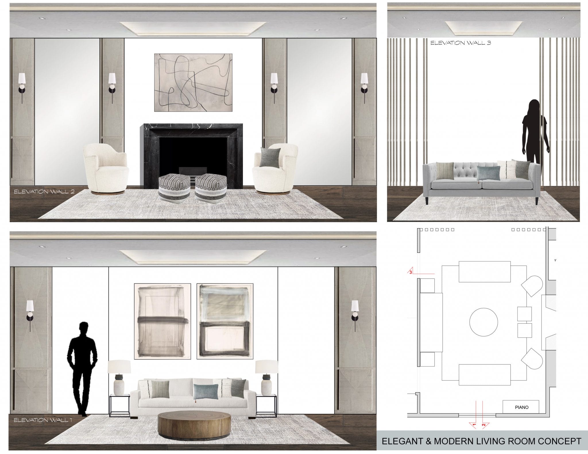 Before & After: Luxurious Interior Design Renovation - Decorilla Online ...