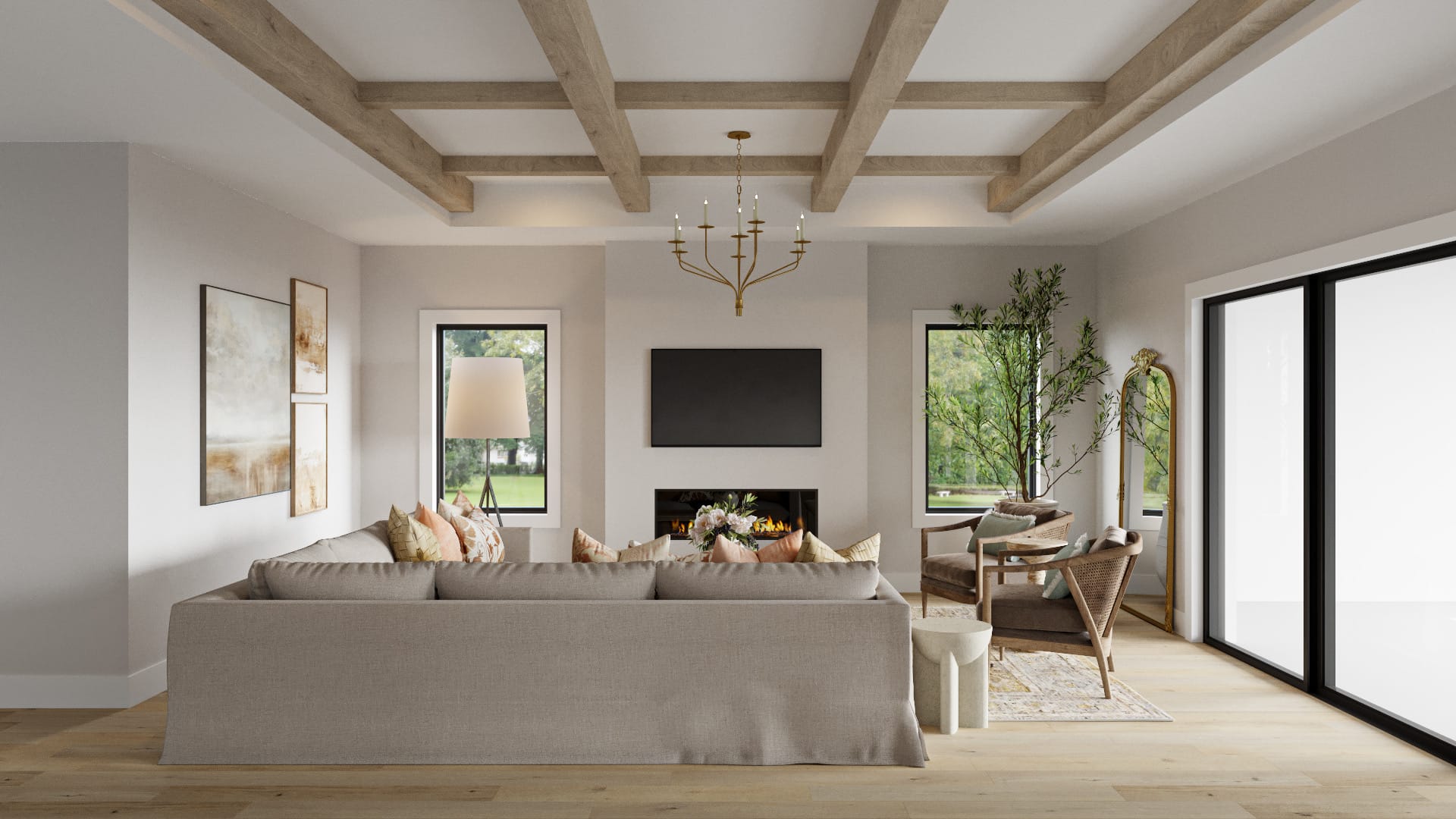 Before & After: Modern Old World Interior Design - Decorilla Online ...