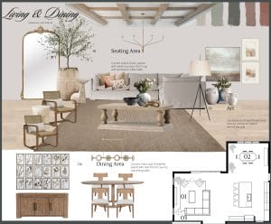 Before & After: Modern Old World Interior Design - Decorilla Online ...