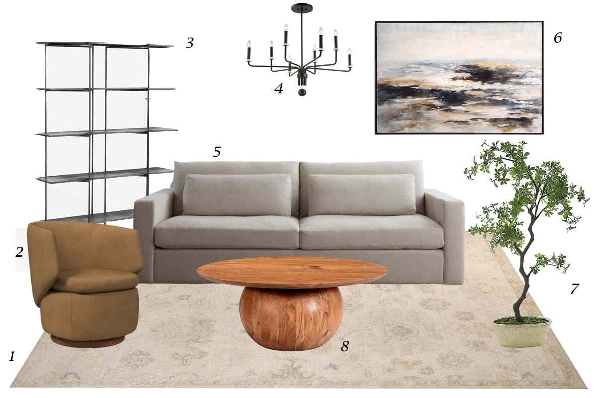 Before & After: Eclectic Transitional Style Makeover - Decorilla Online ...