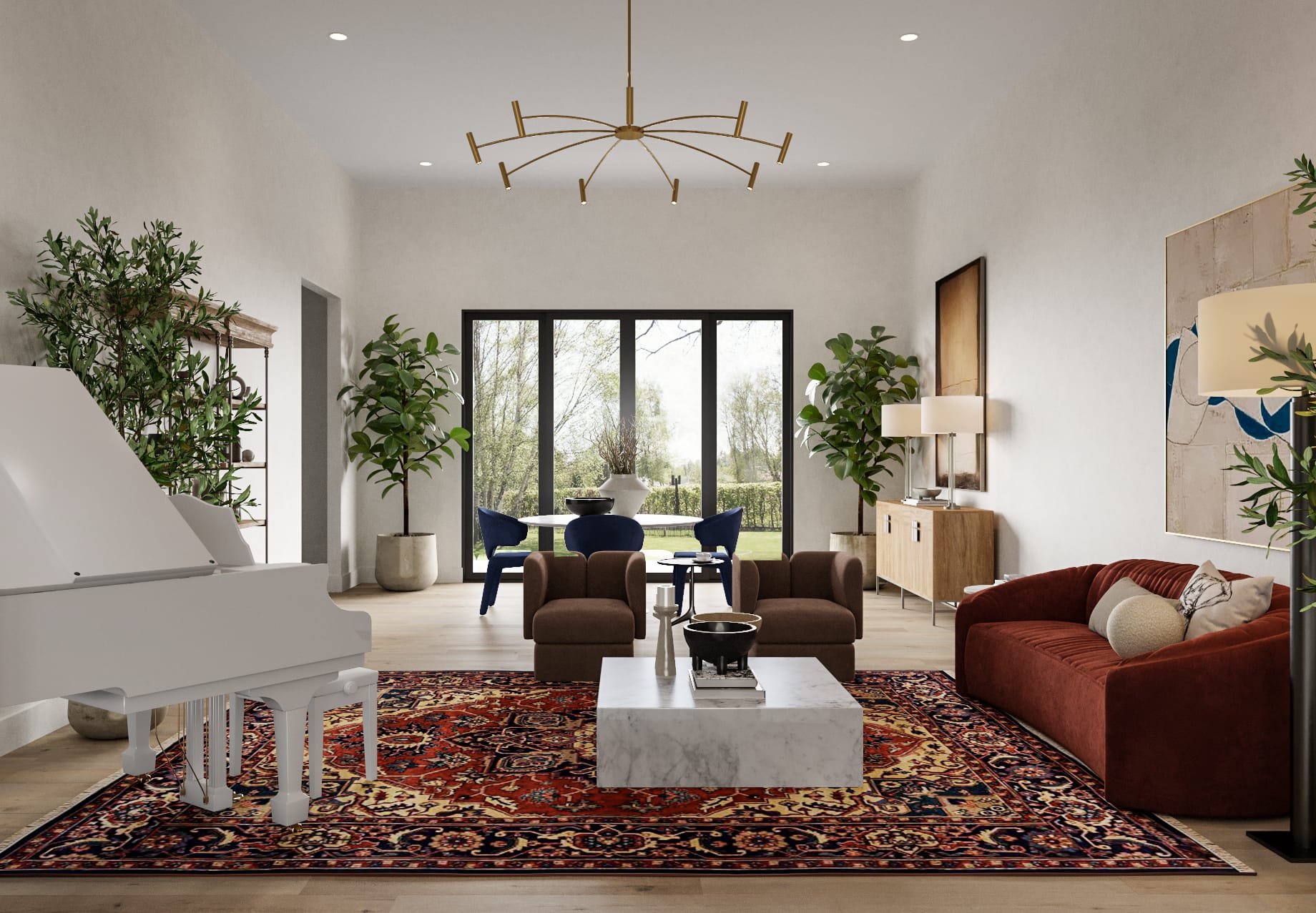 Before & After: Modern Eclectic Interior Design Style - Decorilla ...