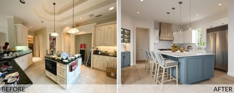 Before & After: Transitional Decorating Style for an Inviting Home ...