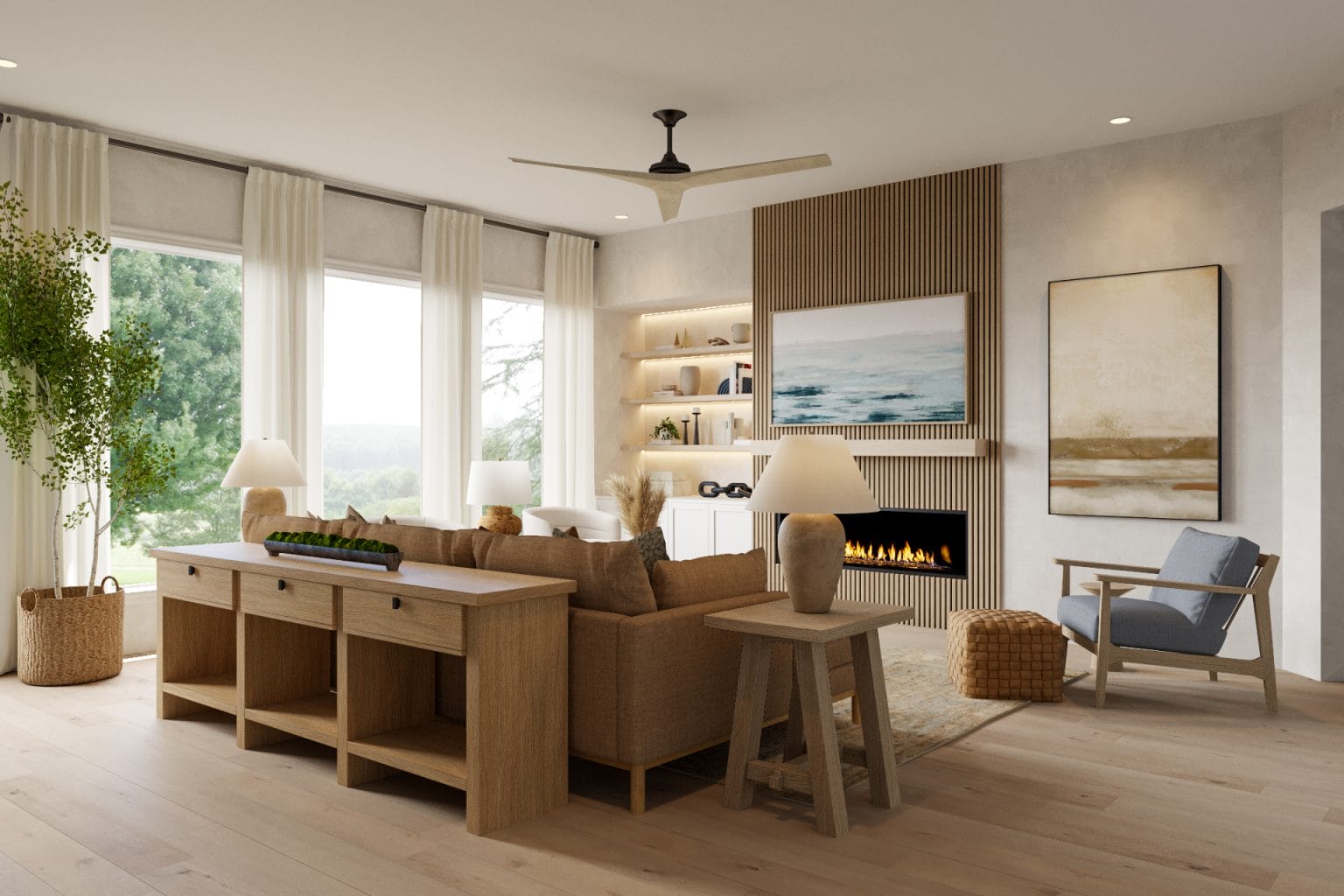 Before & After: Transitional Decorating Style for an Inviting Home ...