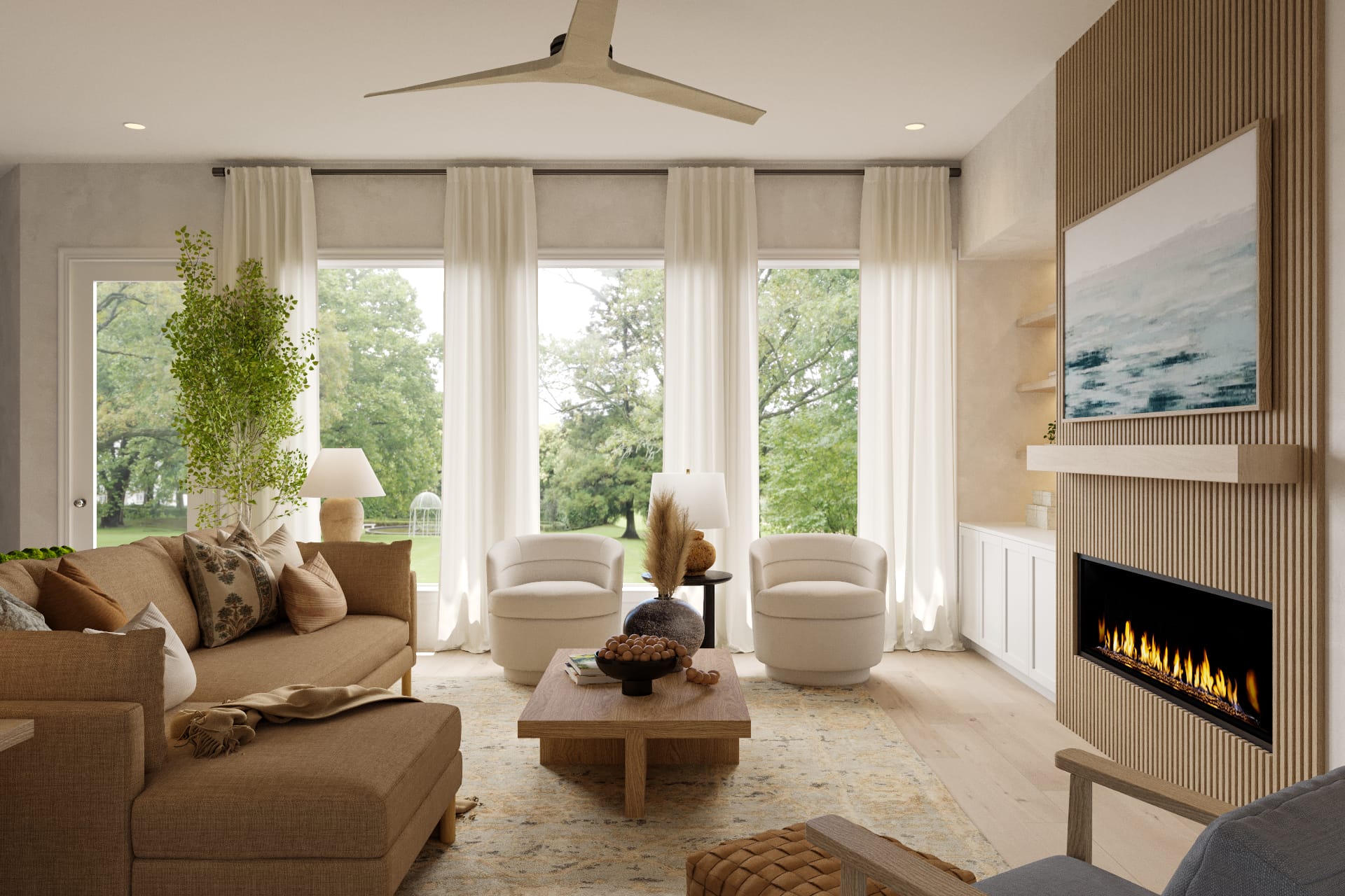 Before & After: Transitional Decorating Style for an Inviting Home ...