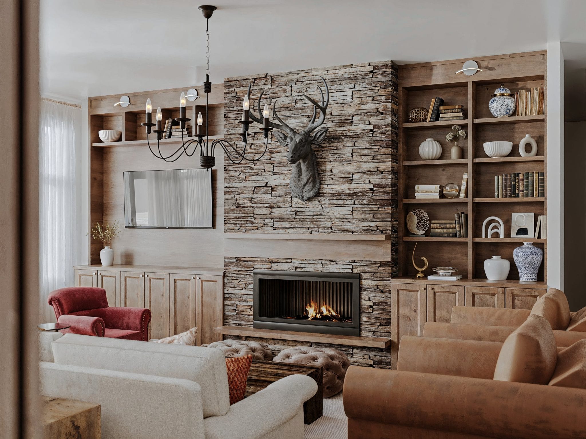 Before & After: Mountain Rustic Home Interior - Decorilla Online ...