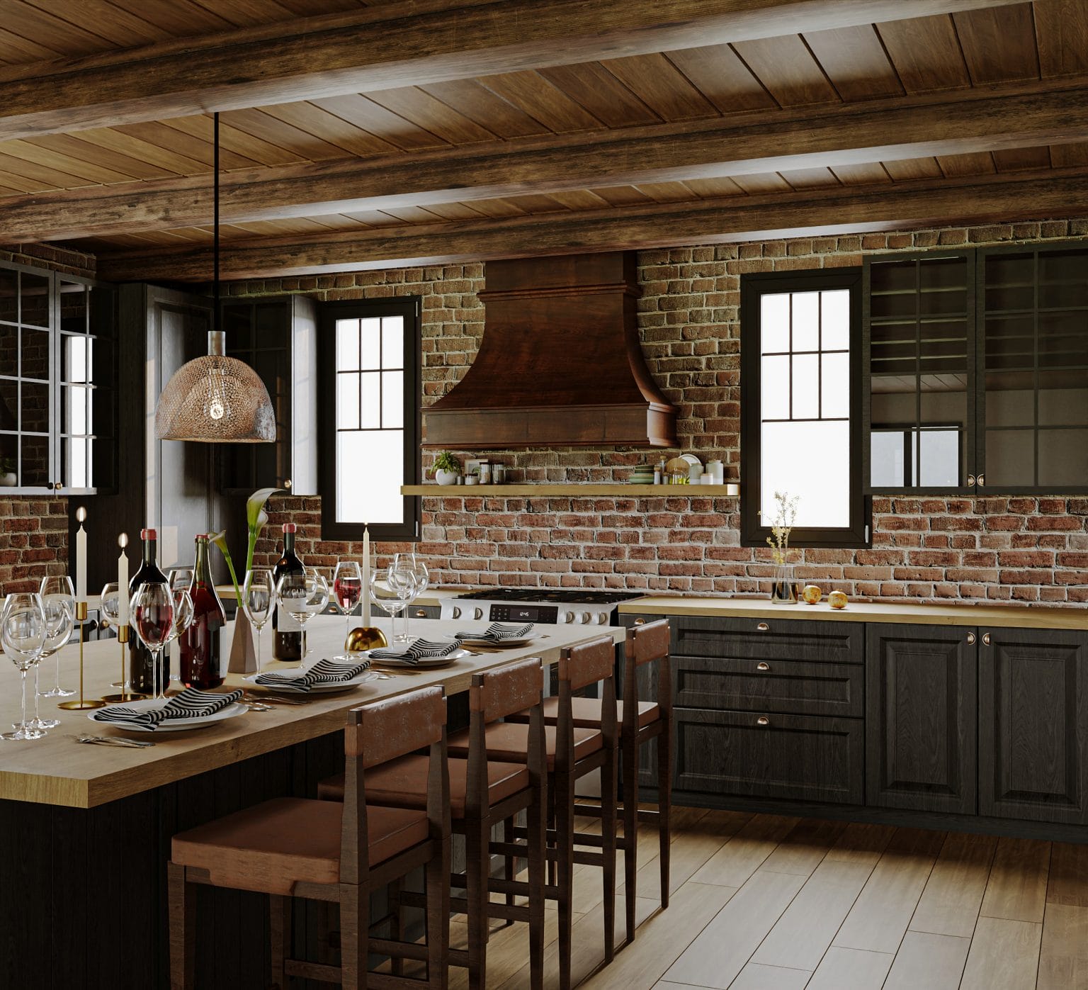 Before & After: Mountain Rustic Home Interior - Decorilla Online ...