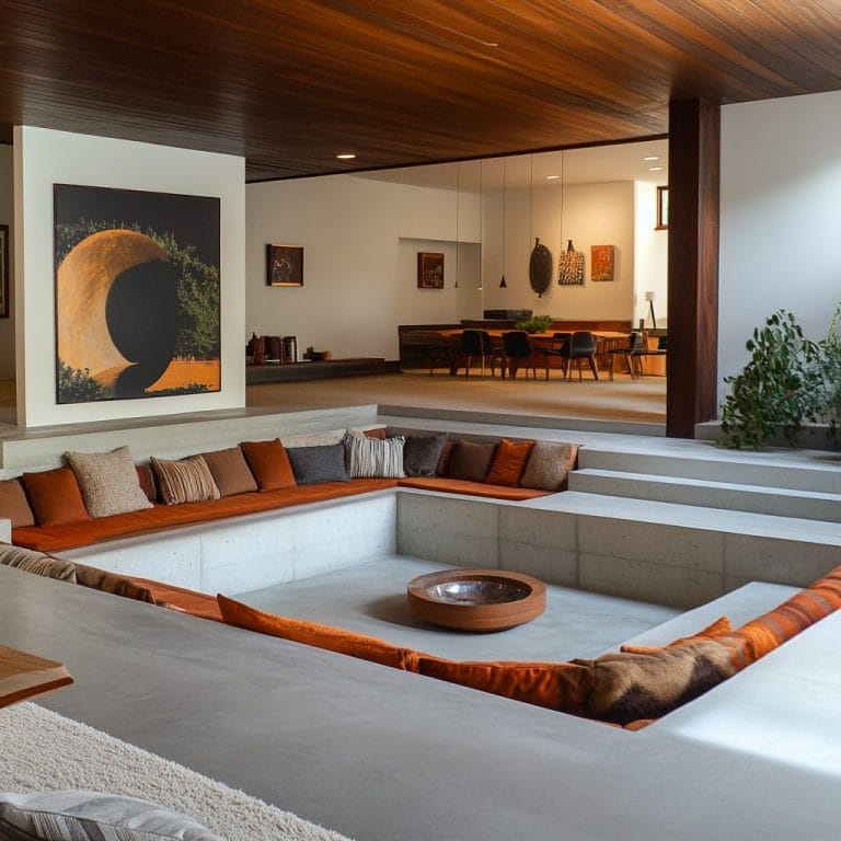 Sunken Living Rooms: Top 6 Ideas to Add Depth and Style to Your Space ...