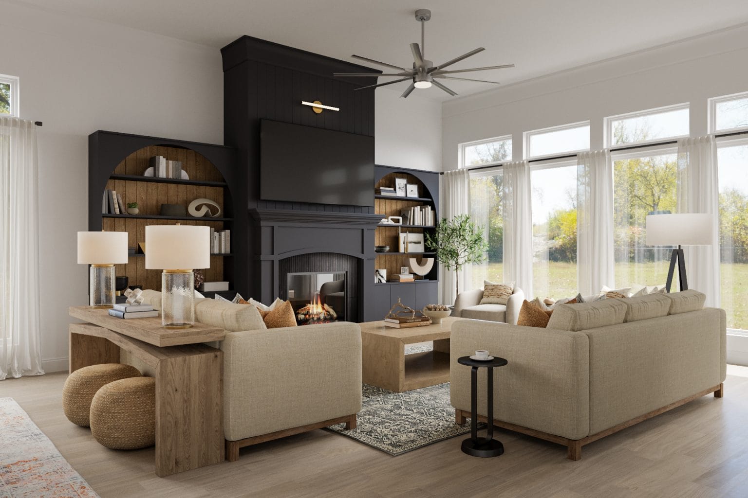 Before & After: Custom Modern Farmhouse Interior Refresh - Improve My ...