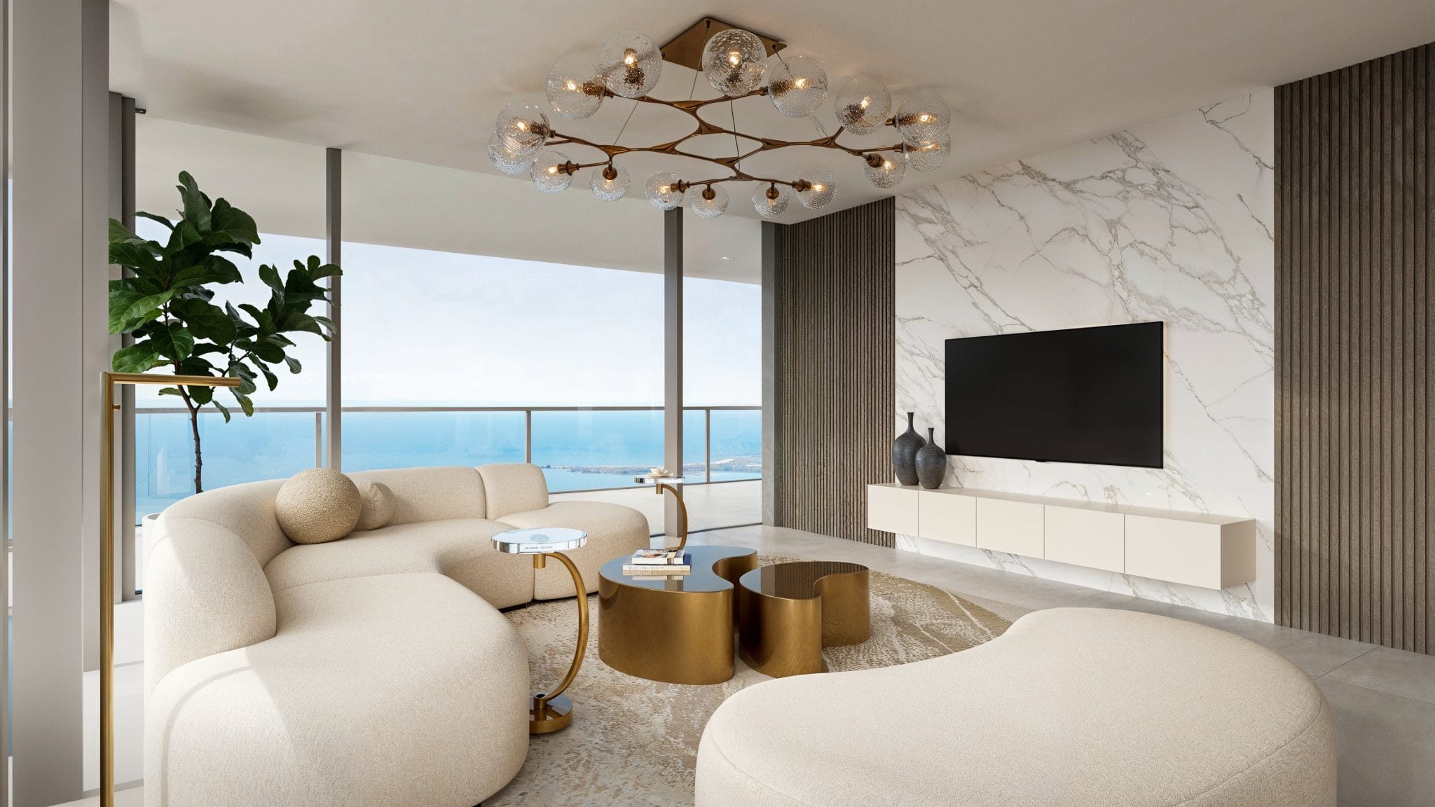 Before & After: Luxe Miami Interior Style - Decorilla Online Interior Design