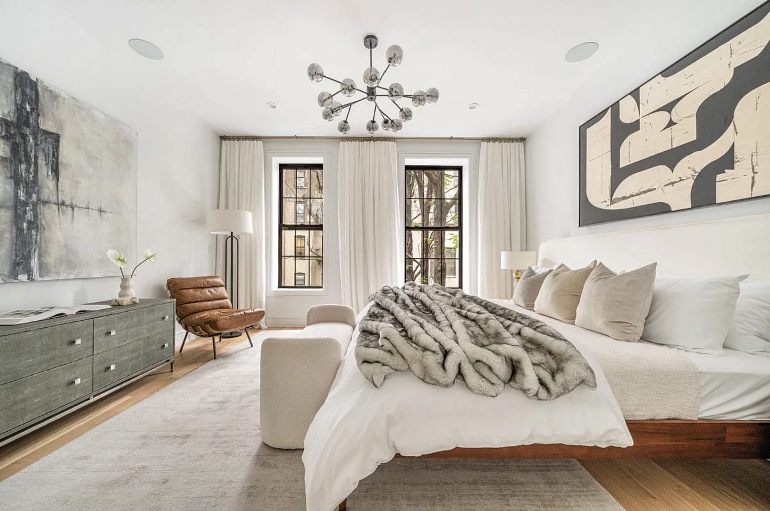 Before & After: Modern Relaxing Bedroom Design - Decorilla Online Interior Design