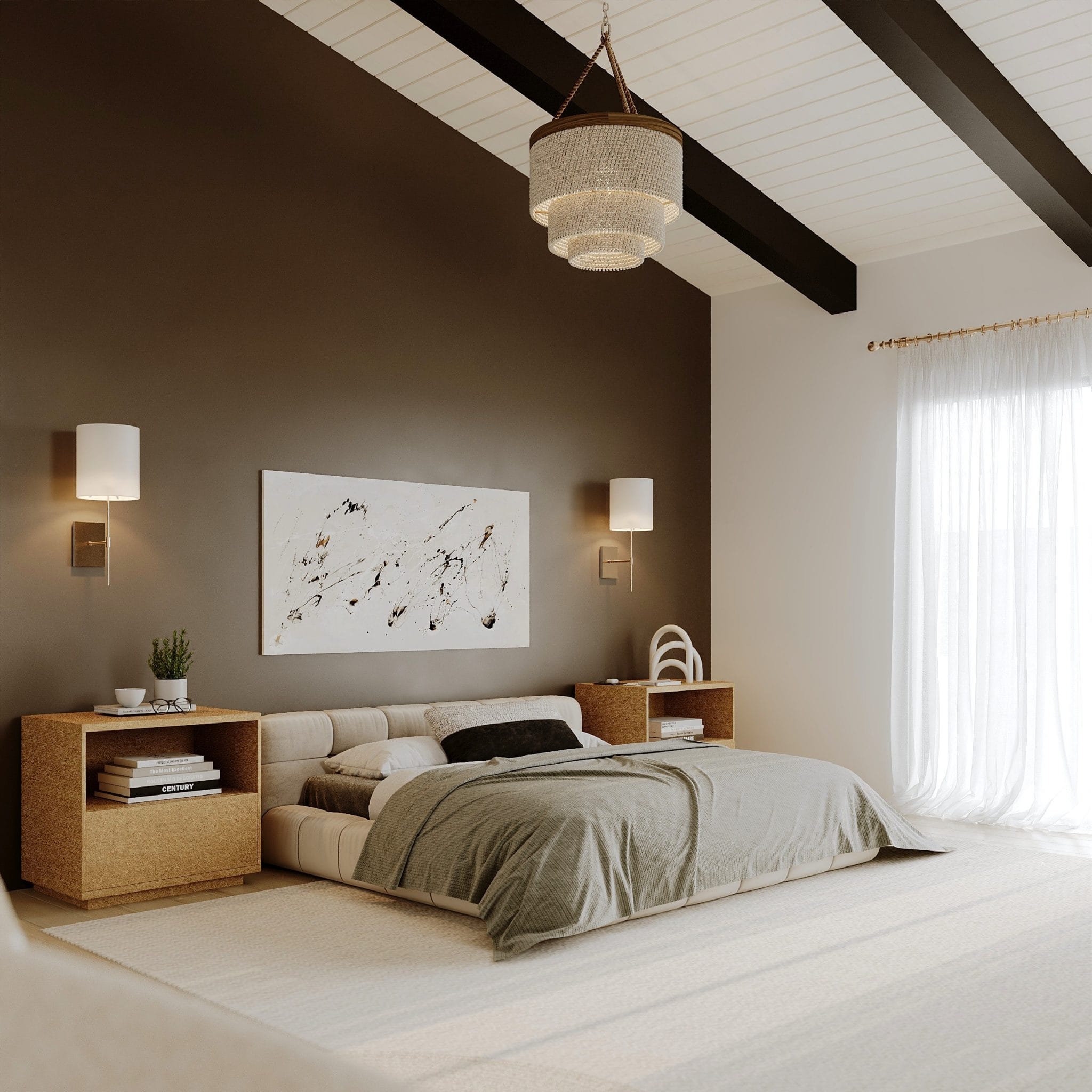 Before & After: Modern Relaxing Bedroom Design - Decorilla Online ...