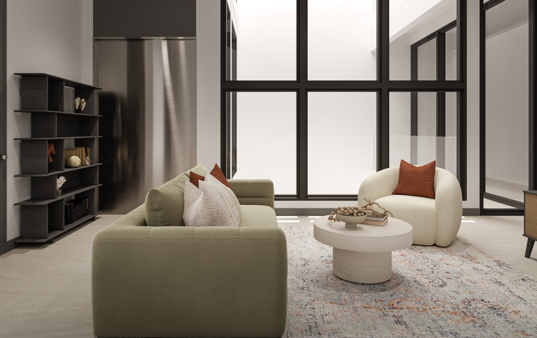 Before & After: Welcoming Modern Neutral Interior Design - Decorilla ...