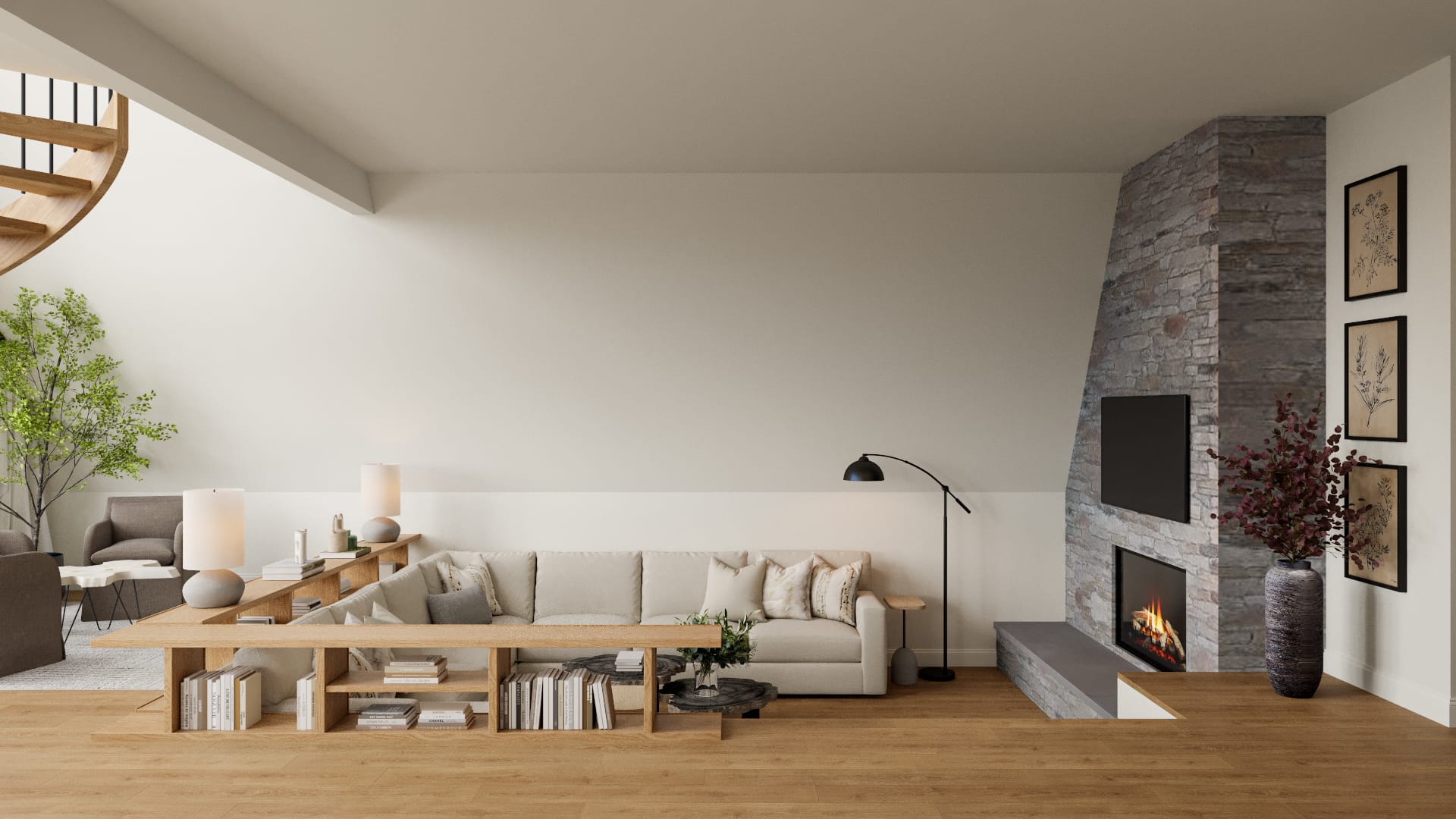 Before & After: Contemporary A-Frame Interior Design - Decorilla Online ...