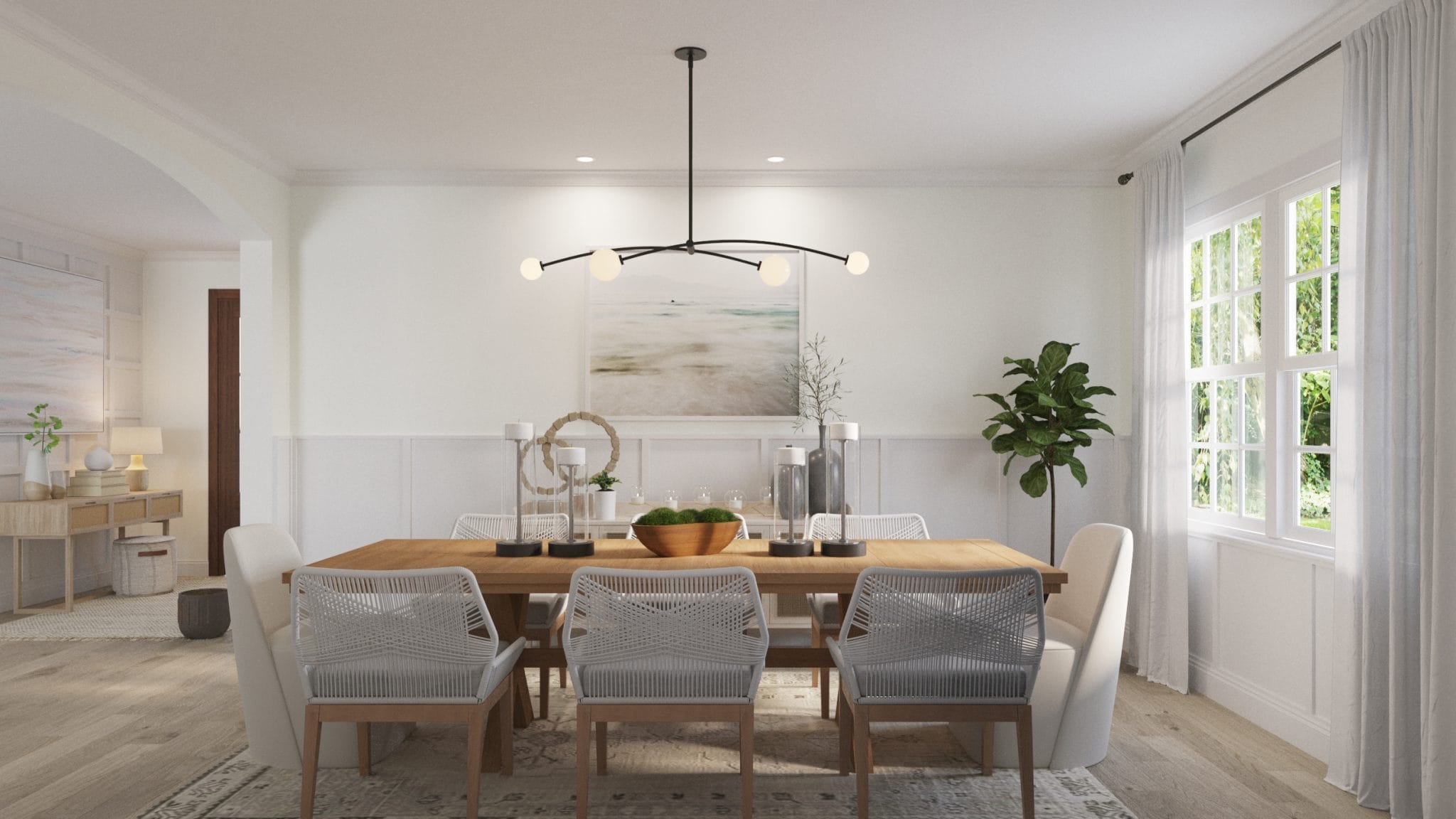 Before & After: Breezy Contemporary Coastal Interior Design - Decorilla ...