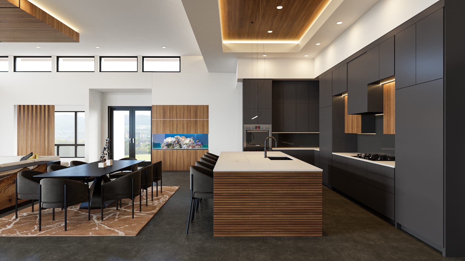 Before & After: Contemporary New House Interior Design - Decorilla ...